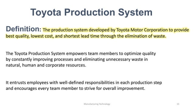 BASIC OF TOYOTA PRODUCTION SYSTEM | PPTX