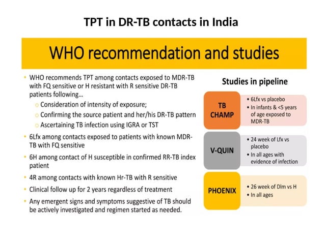 TB PREVENTIVE THERAPY IN INDIA BY DR PAYAL | PPTX
