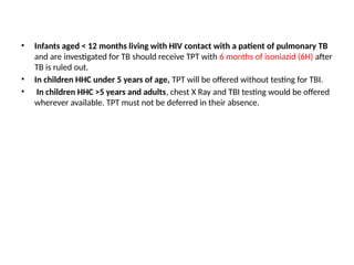 TB PREVENTIVE THERAPY IN INDIA BY DR PAYAL | PPTX