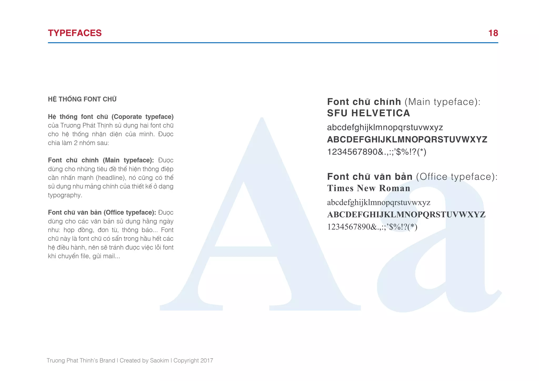 Tài liệu hướng dẫn sử dụng thiết kế Logo và Bộ nhận diện thương hiệu Trương Phát Thịnh | PDF