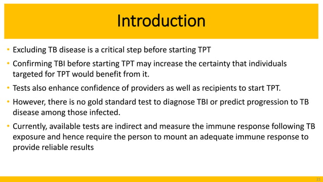 TPT guideline presentation MO (One day).pptx | Infectious Diseases ...