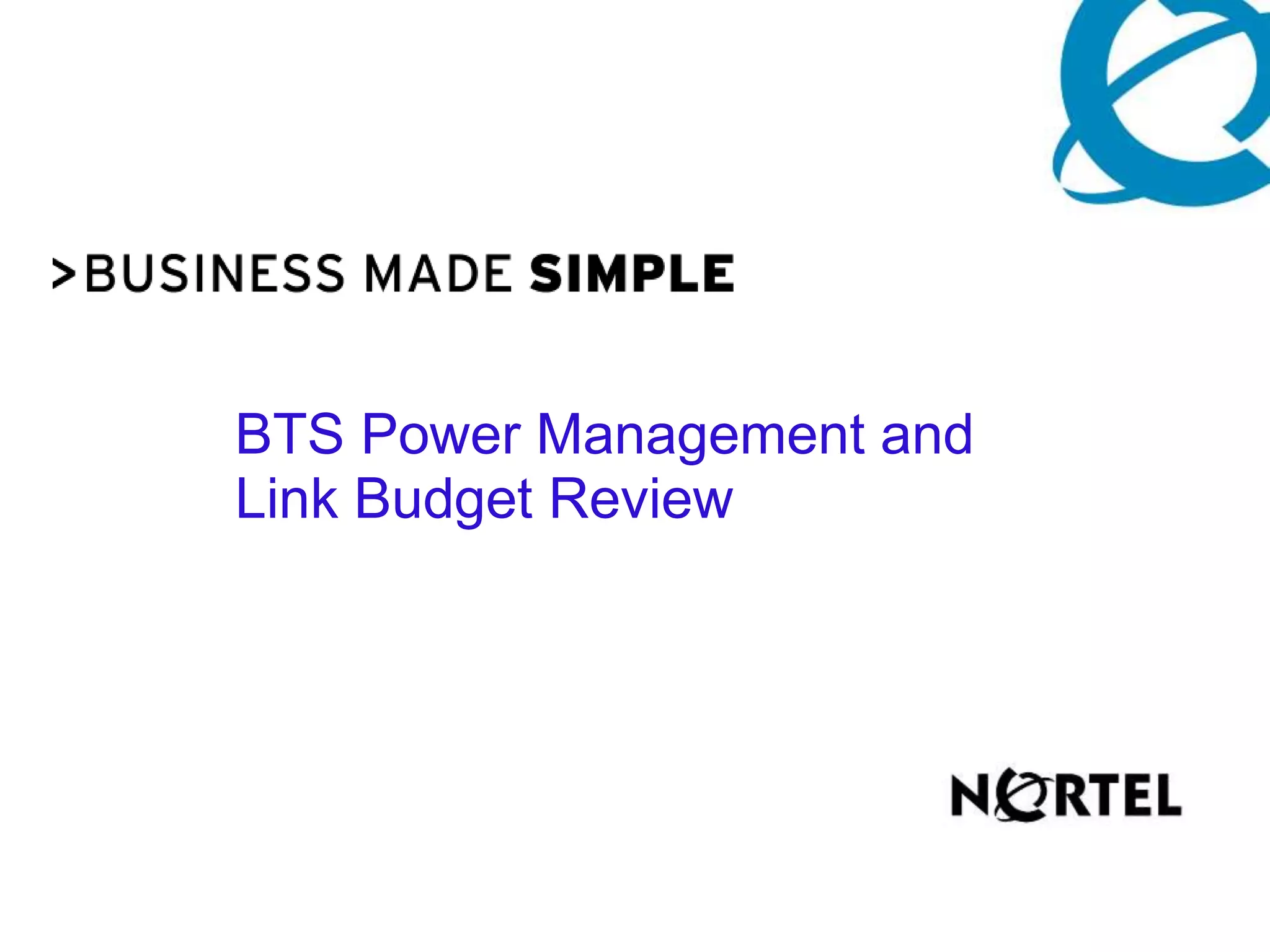TPTL-BTSPowerManagement | PPT