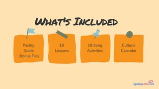 Exploratory Spanish Lesson Plans for Middle School | PDF