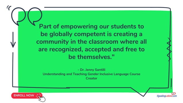 Understanding and Teaching Gender-Inclusive Language in Spanish Course ...