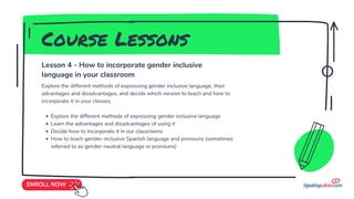 Understanding and Teaching Gender-Inclusive Language in Spanish Course ...