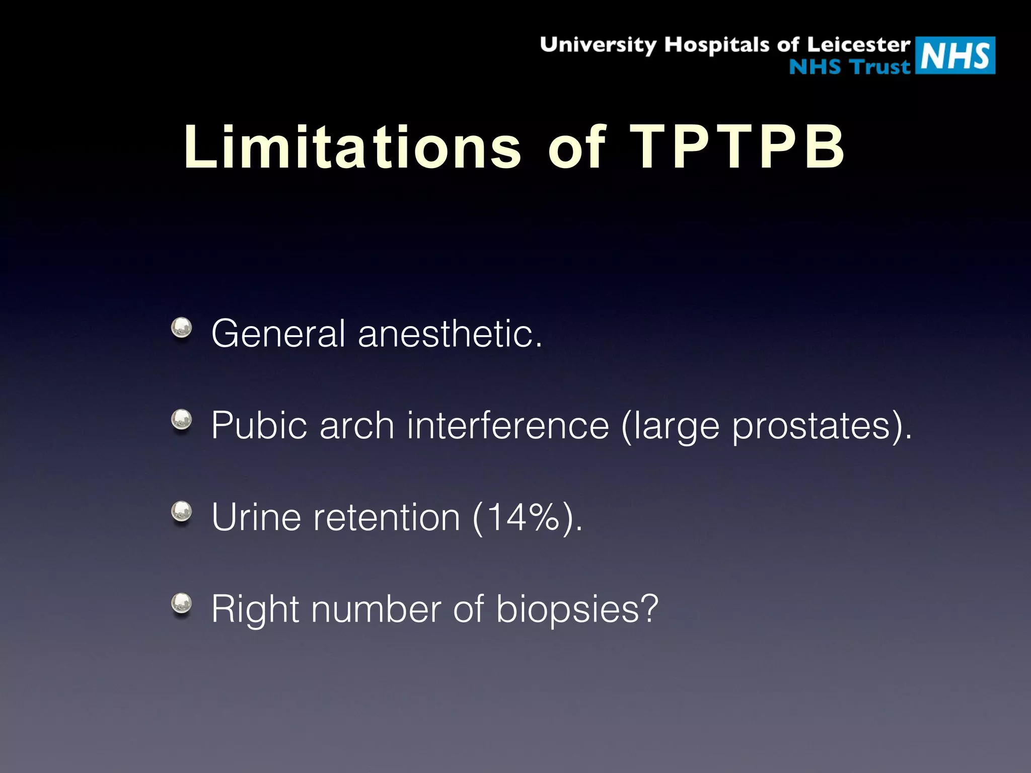 Transperineal Template Prostate Biopses Ppt Cancer Diseases And Conditions
