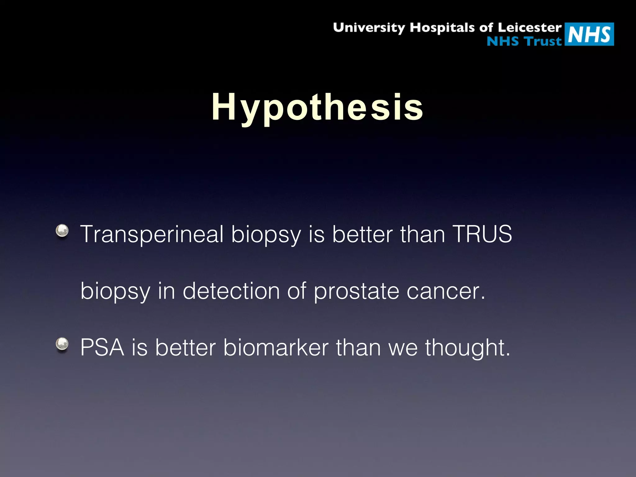 Transperineal Template Prostate Biopses Ppt Cancer Diseases And Conditions