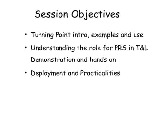 Turning Point: Getting Started | PPT