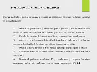 TPTU I_Tema 4_Distribución de Vijaes_Modelo Gravitacional | PPTX