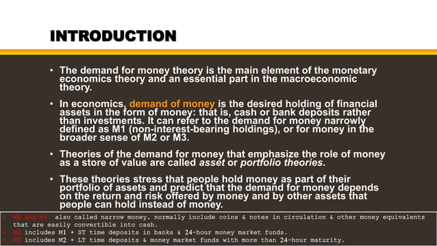 TOBIN’S PORTFOLIO BALANCE APPROACH | PPTX | Stocks and Bonds | Personal ...