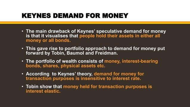 TOBIN’S PORTFOLIO BALANCE APPROACH | PPTX | Stocks and Bonds | Personal ...