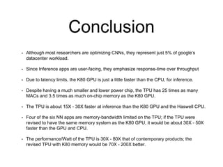 Tensor Processing Unit (TPU) | PPTX