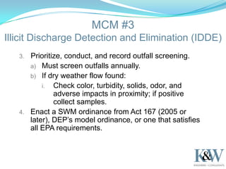 MS4 Permits - Get Ready for the Next Round | PPTX