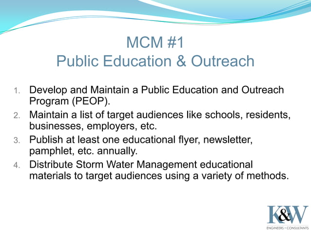 MS4 Permits - Get Ready for the Next Round | PPT