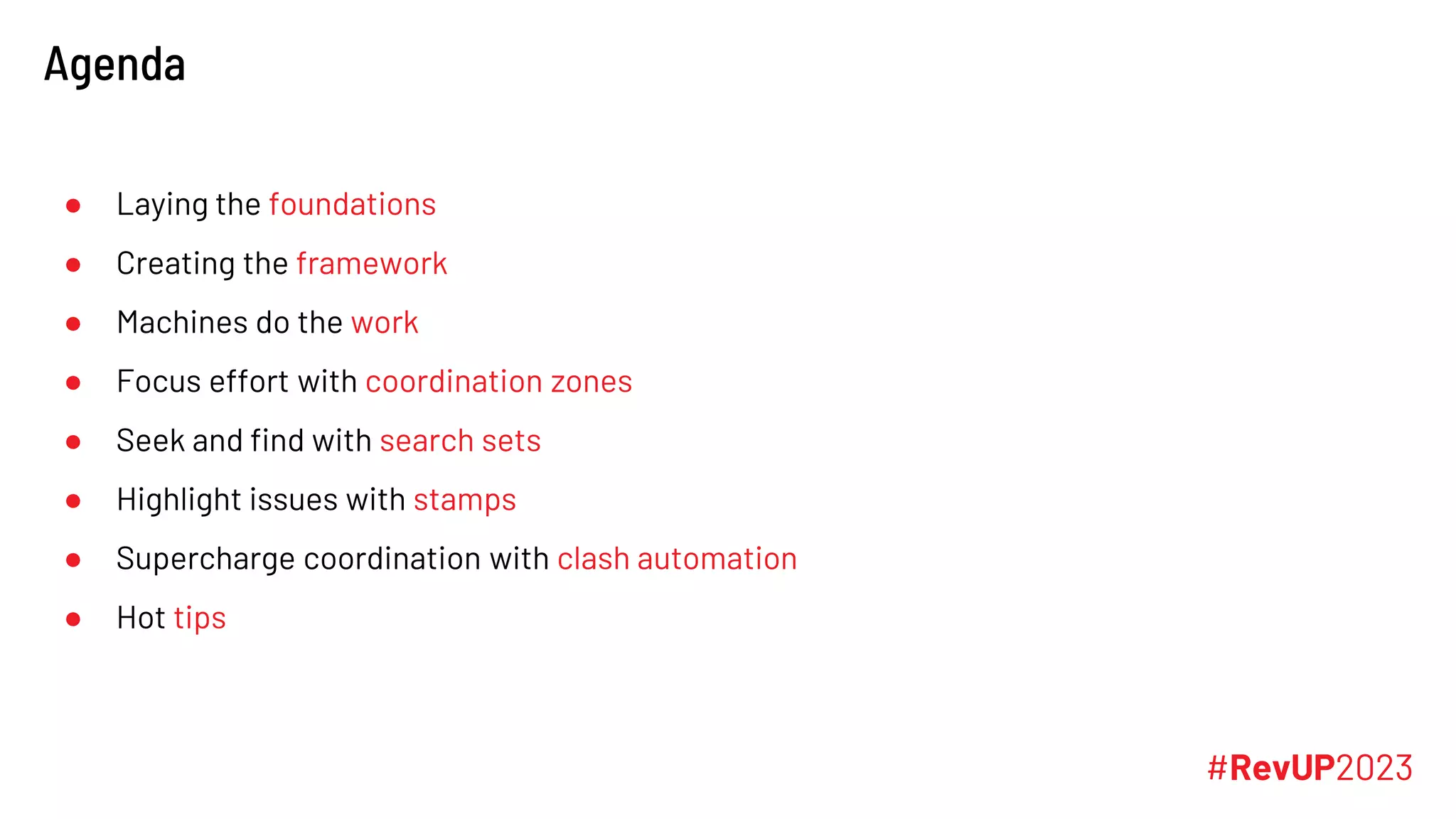 Revizto RevUP2023 - Codifying Coordination with Clash Automation | PPTX