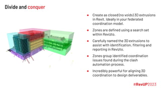 Revizto RevUP2023 - Codifying Coordination with Clash Automation | PPTX