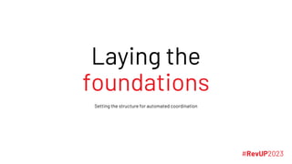 Revizto RevUP2023 - Codifying Coordination with Clash Automation | PPTX