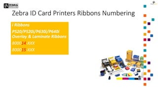 Zebra Card Printers & Ribbons Numbering Rule | PPT