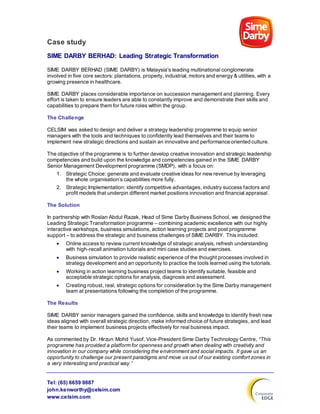 Sime darby leading strategic transformation | PDF