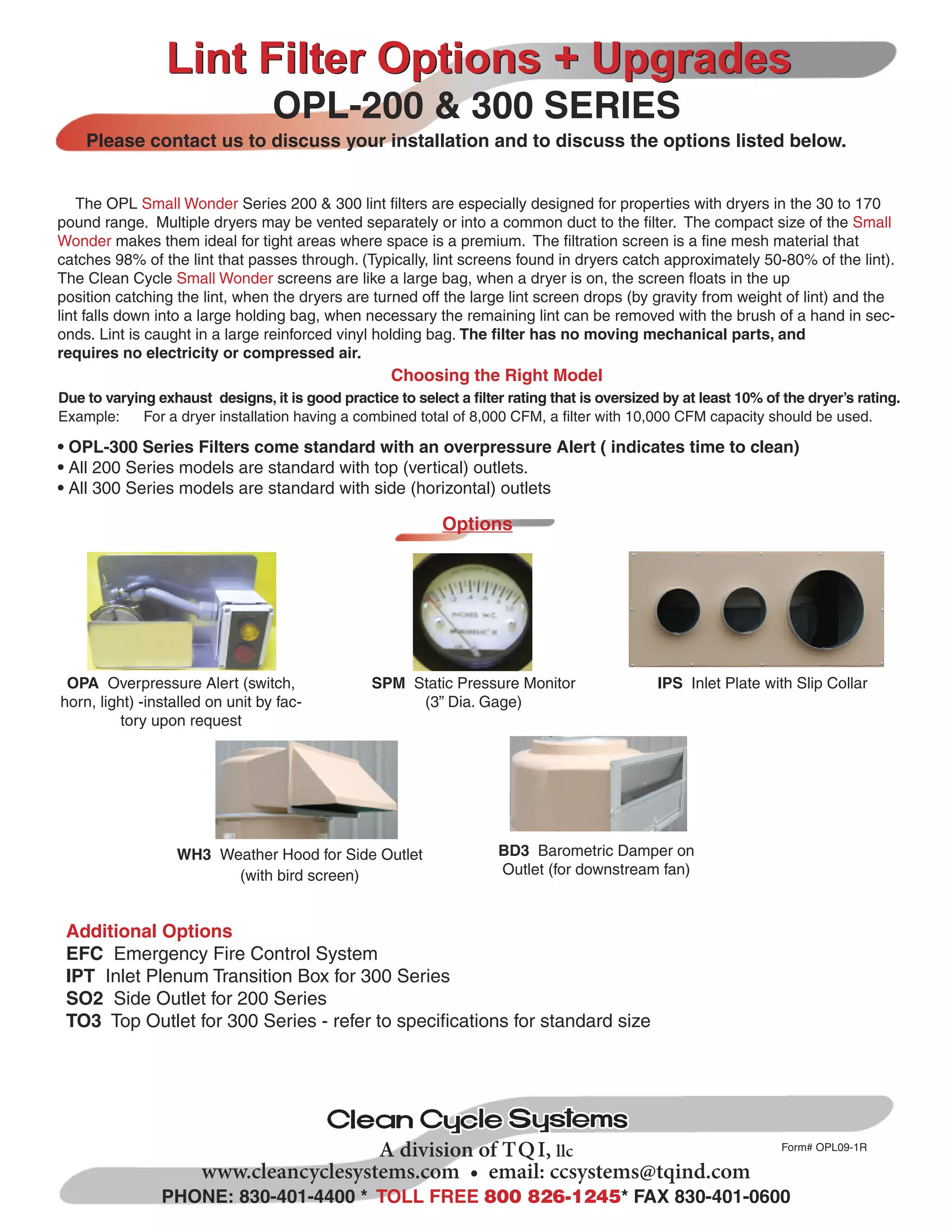 Clean Cycle Small Wonder Lint Filter | PDF