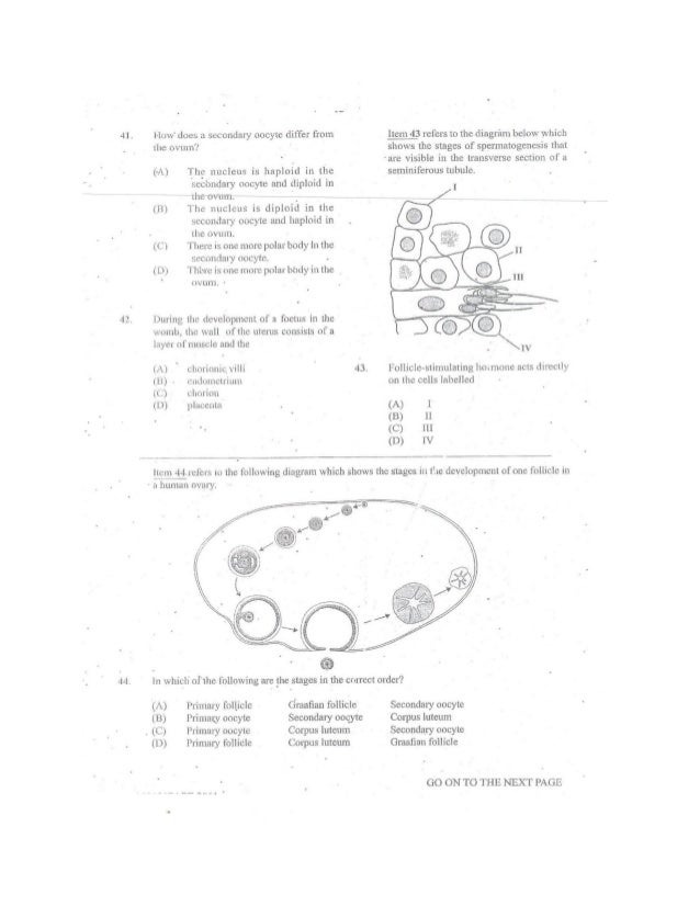 CAPE Biology 2011 Unit 1 Paper 1 cape-biology-2011-unit-1-paper-1