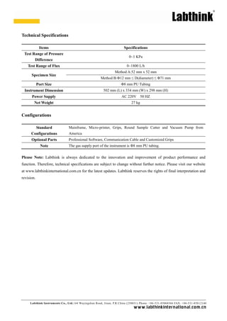 TQD-G1-Air-Permeability-Tester | PDF
