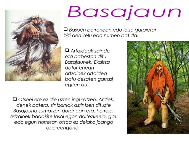 Euskal Mitologia. | PPT
