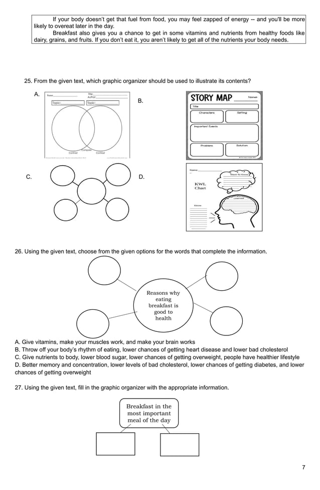 TQ English 10 Examination IWTH ANSWER KEY docx | PDF