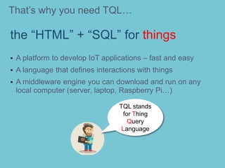 TQL - an IoT application platform | PPTX | Databases | Computer Software and Applications