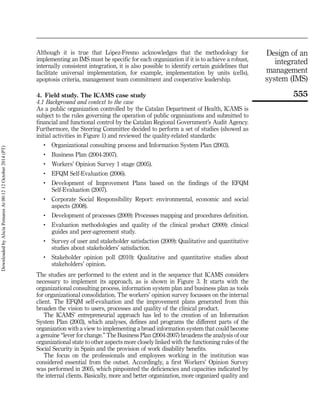 Design of an integrated management system (IMS) The TQM Journal | PDF