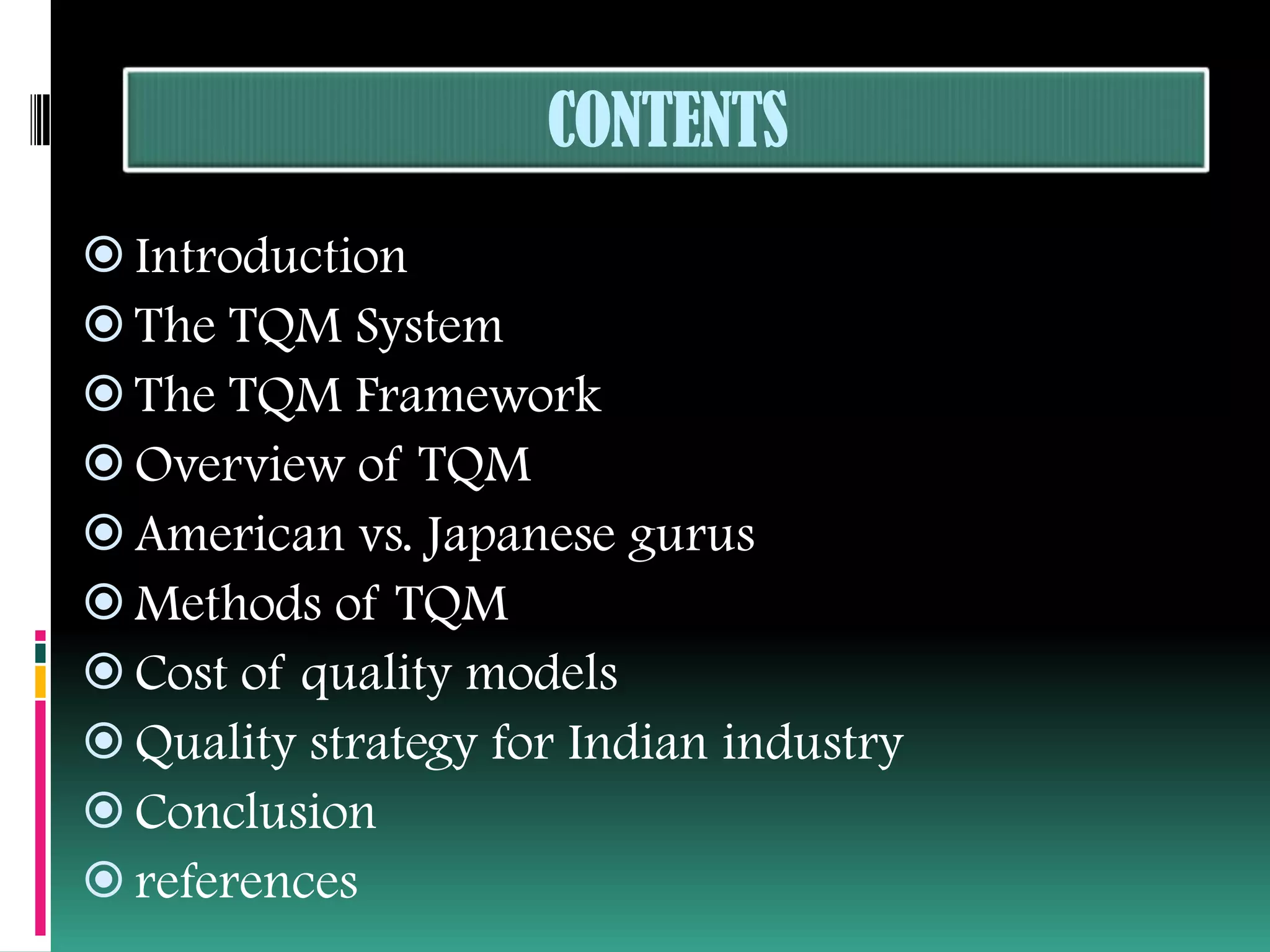 Total Quality Management | PPT