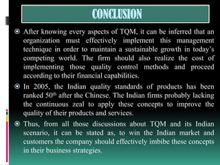 Total Quality Management | PPT