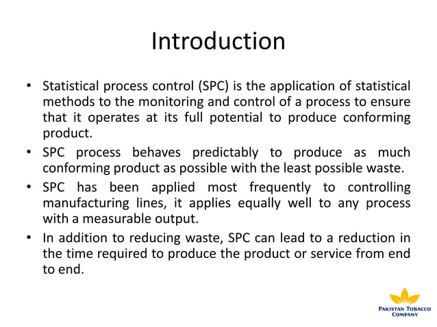 Statistical Process Control Tools | PPTX | Business | Business and Finance