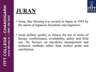 ITFT-- TQM | PDF