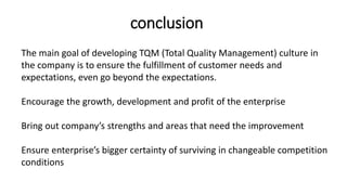 Total Quality Management (TQM) | PPT