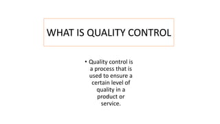 Total Quality Management (TQM) | PPT