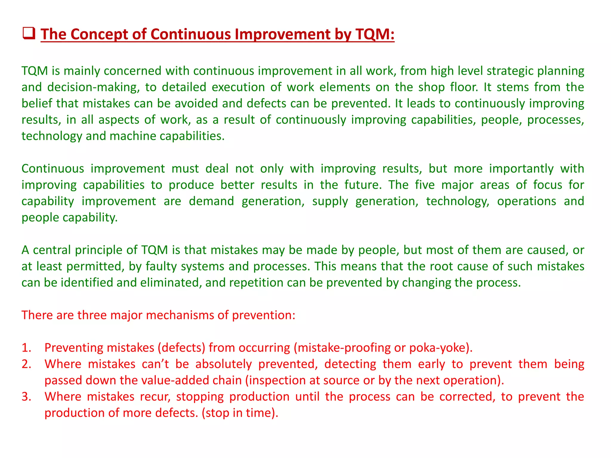Total Quality Management (TQM) | PPTX
