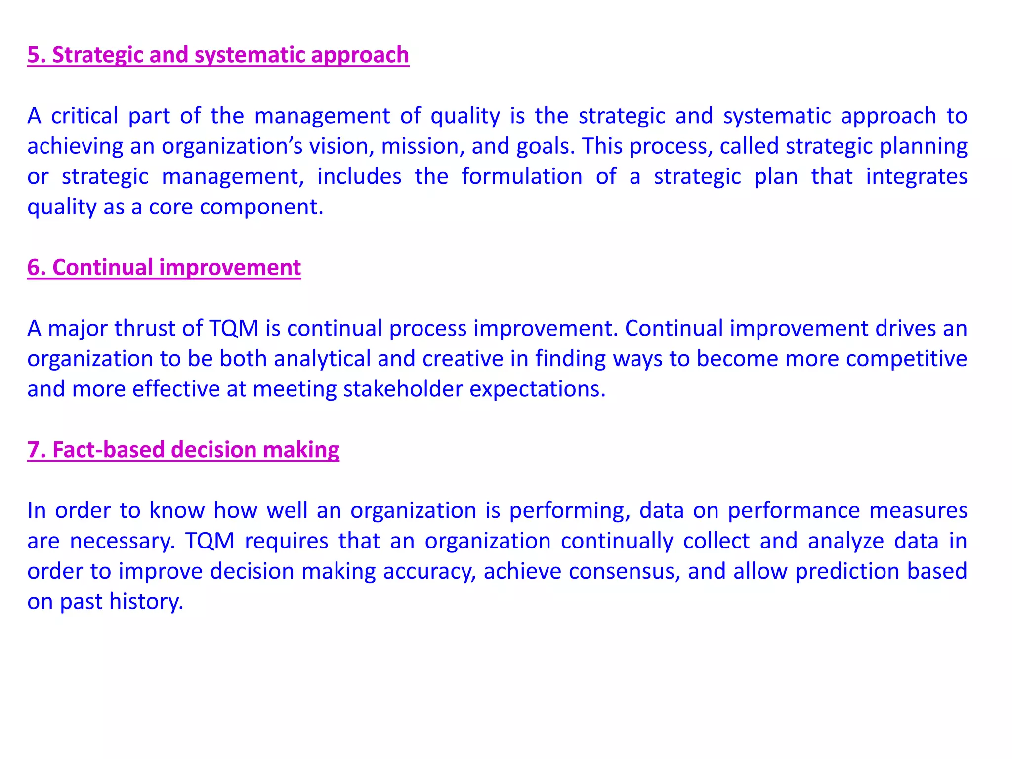 Total Quality Management (TQM) | PPTX