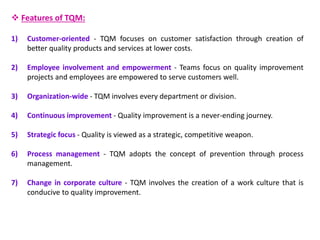 Total Quality Management (TQM) | PPTX