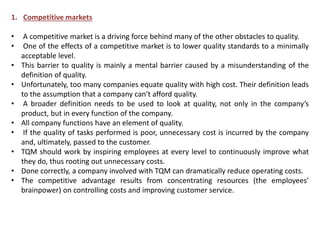 Total Quality Management (TQM) | PPTX
