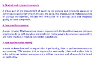 Total Quality Management (TQM) | PPTX