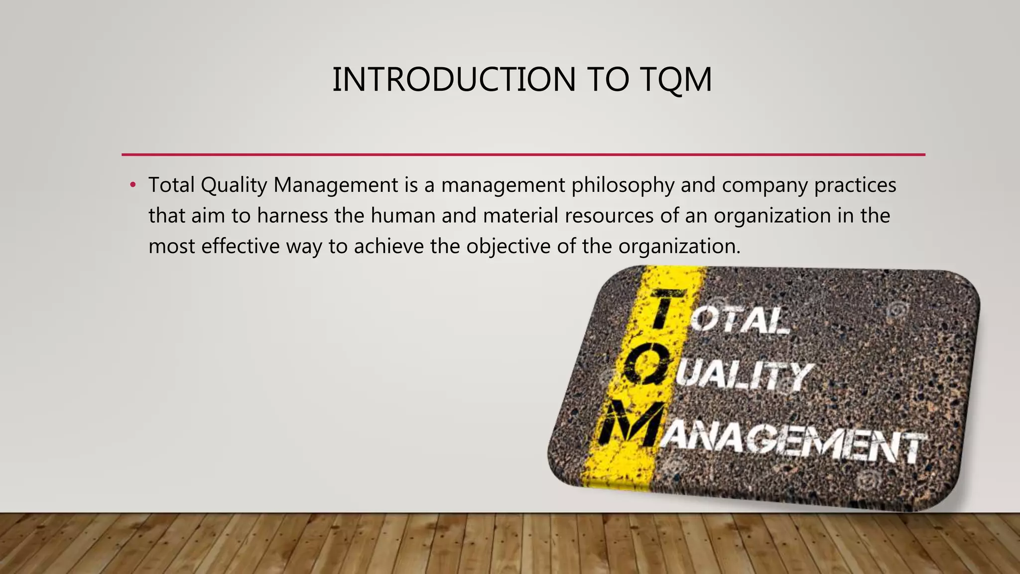 Importance of Leadership in Total Quality Mangement | PPTX