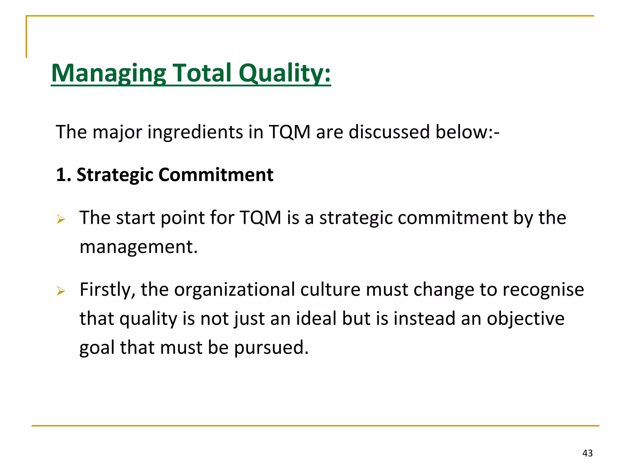 Total Quality Management | PPTX