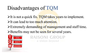 Total Quality Management(TQM) | PPTX