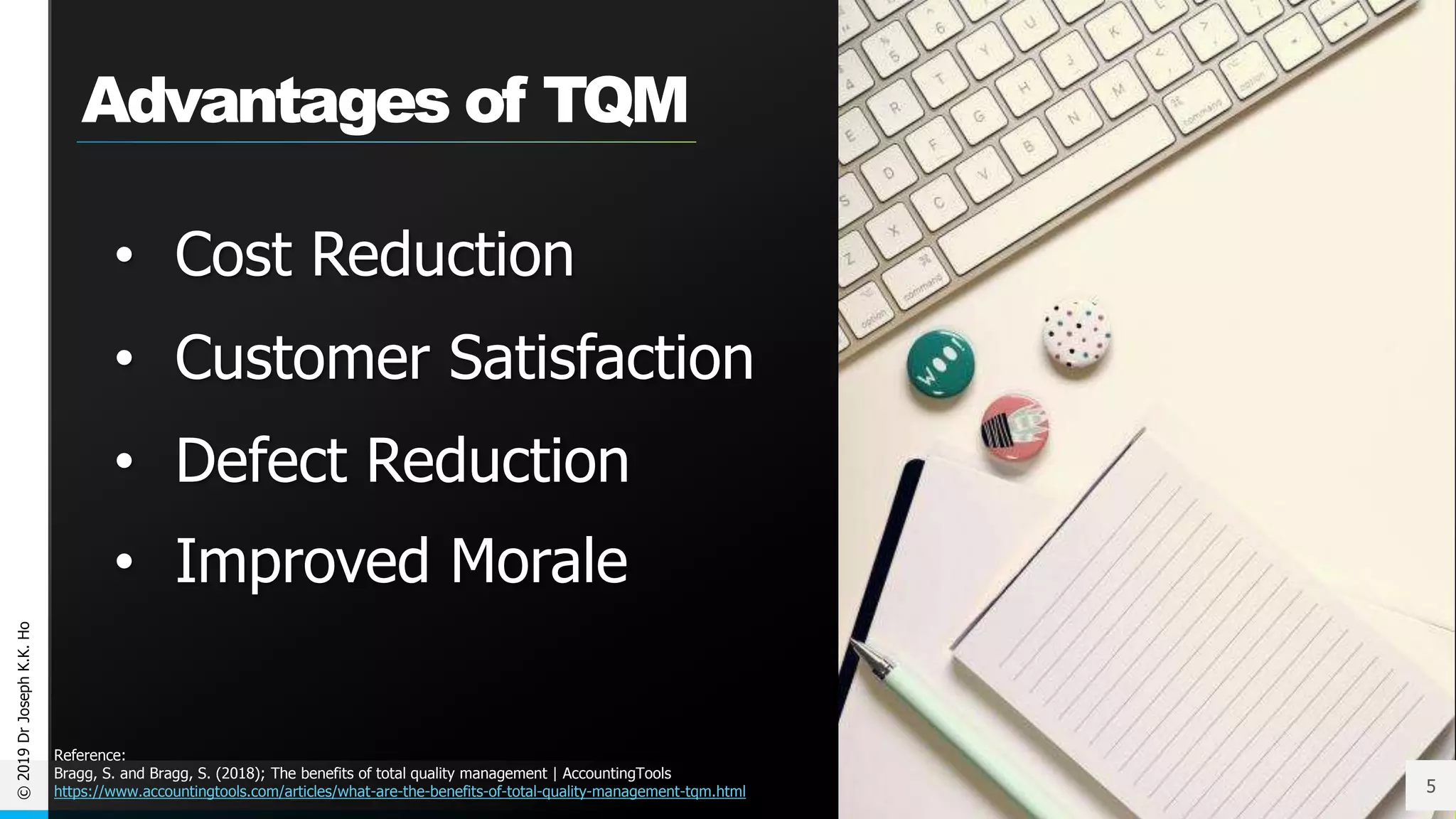 TQM - 2 - What is TQM and what are the TQM elements ? | PPTX