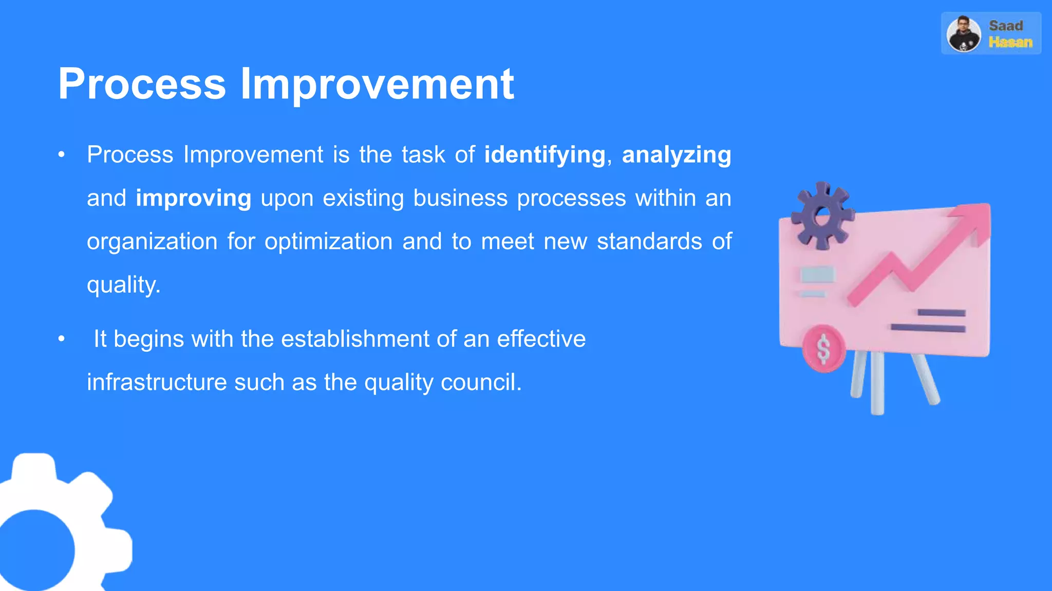Continuous Process Improvement is a chapter of Total Quality (TQM) | PPTX