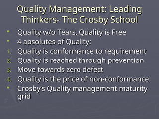 Presentation on total quality management | PPT | Business | Business ...