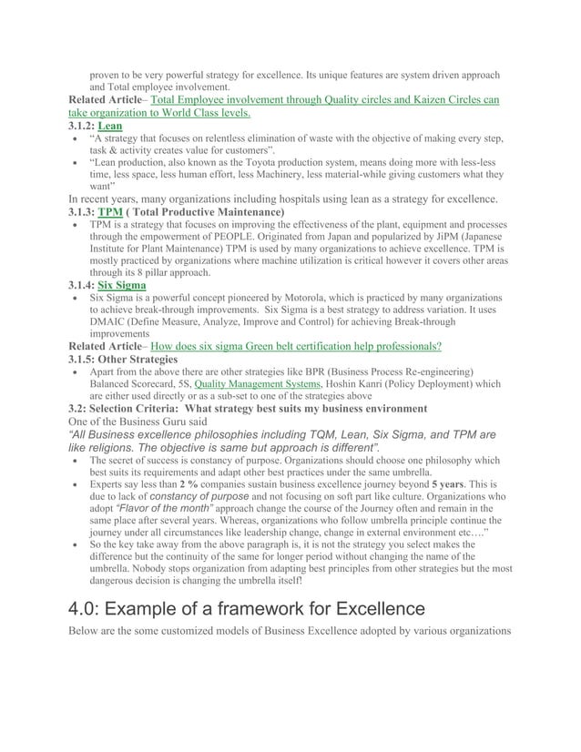 TQM; TPM; LEAN; SIXSIGMA: What is the right strategy for my ...