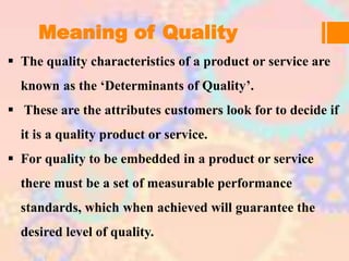 Tqm cost of quality | PPTX
