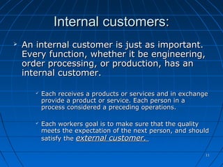 Customer Satisfaction-Total Quality Management (TQM) | PPT